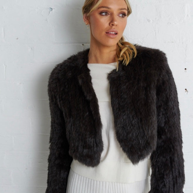 BIRDS OF A FEATHER - Chocolate Arnia Jacket – Lou Webb Collections