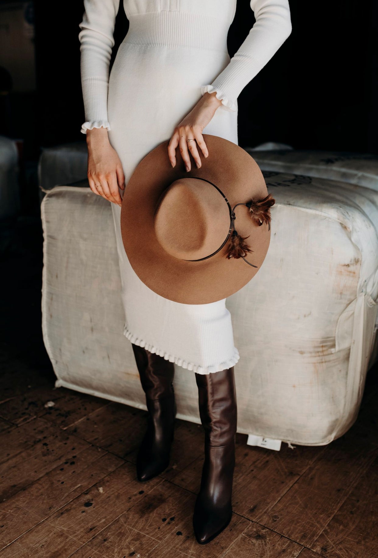 Edwina - Floppy Brim – Lou Webb Collections